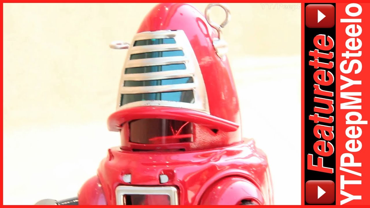 Robby the Robot Toys For Kids With Walking Wind Up Motor in Red or ...