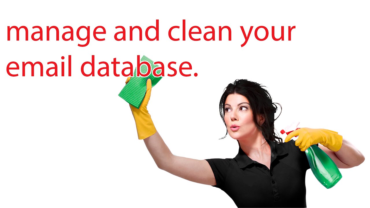Manage And Clean Your Email Database - YouTube
