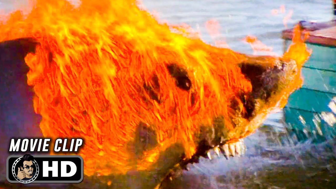 Shark On Fire Scene | JAWS 2 (1978) Movie CLIP HD - YouTube
