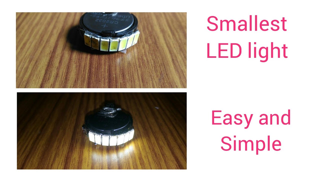 Smallest pocket led light to make simple and easy - YouTube