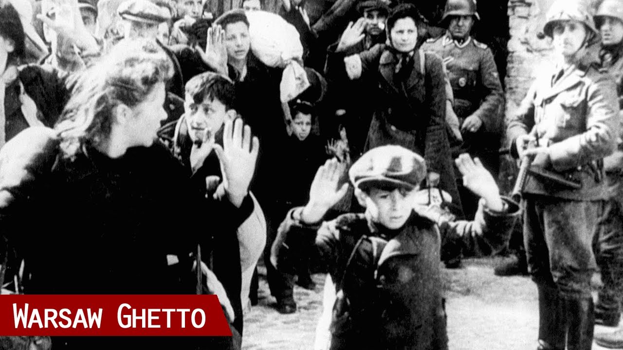 Warsaw Ghetto: Rare HD footage of Europe's largest Ghetto (November ...