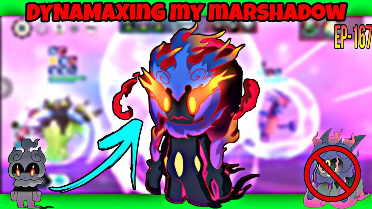 DYNAMAX-ING MY MARSHADOW in Monster World Trainers gameplay in Hindi EP-167 #pokeverse - YouTube