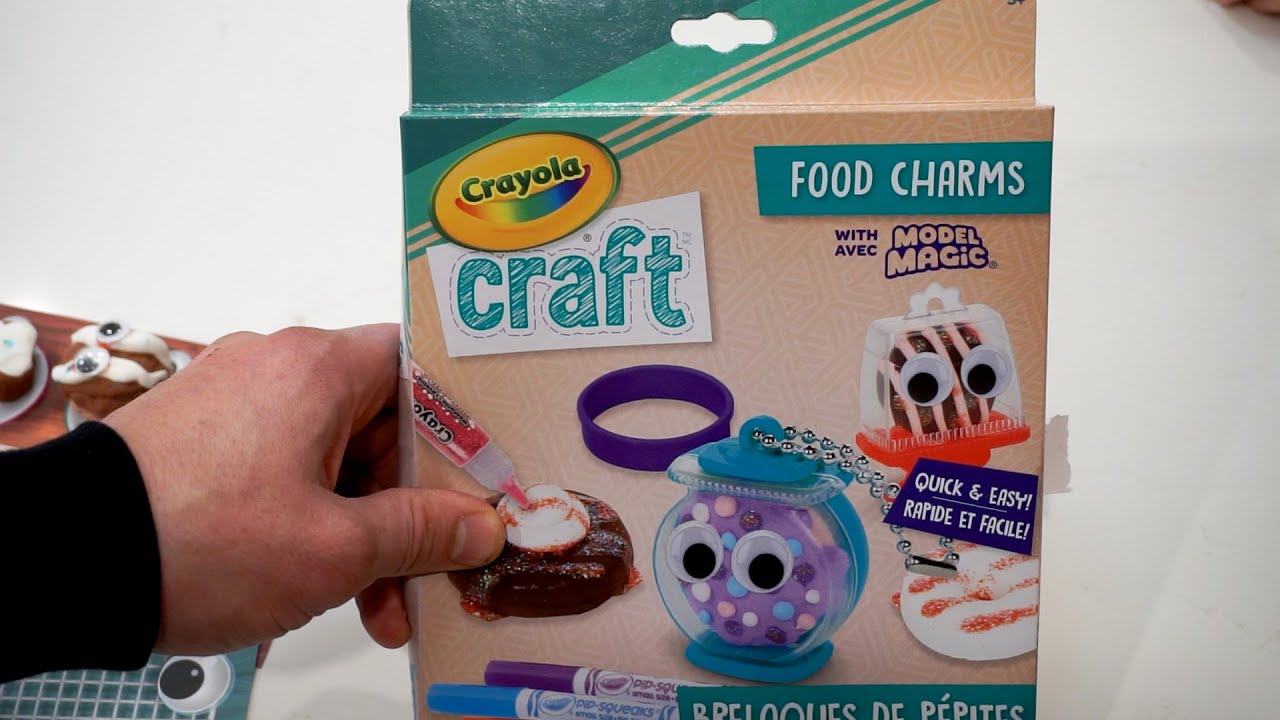 Create & Play with Crayola Craft Food Charms! - YouTube