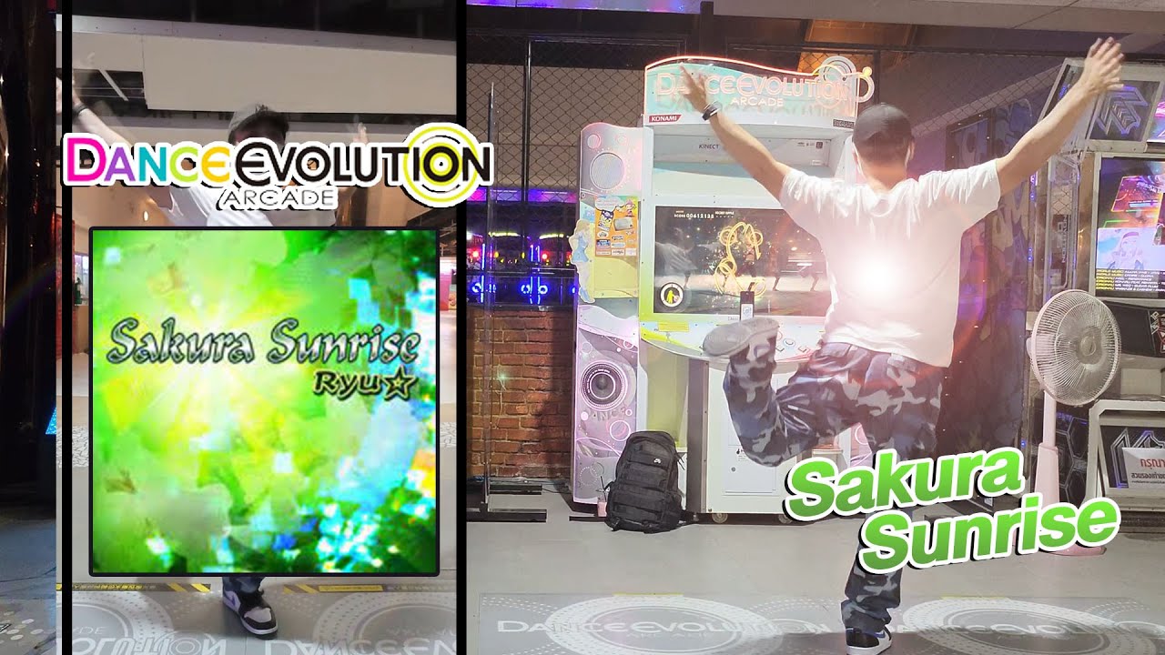 [ DanceEvolution ARCADE #ダンエボ ] Sakura Sunrise LV.4 Difficulty Master Thailand Player [ 4K ...