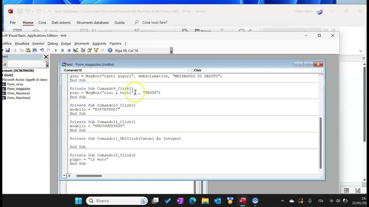 27 Ms Access Vba La Inputbox Youtube