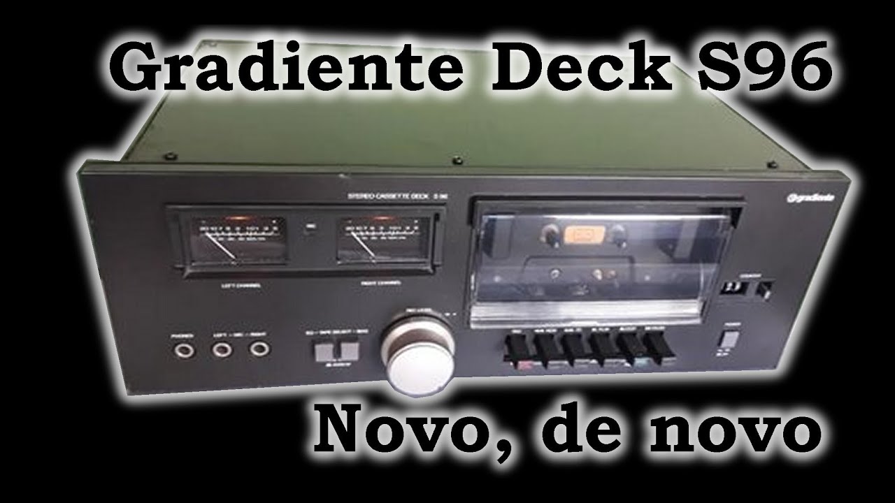 Gradiente Stereo Cassette Deck S-96 - YouTube