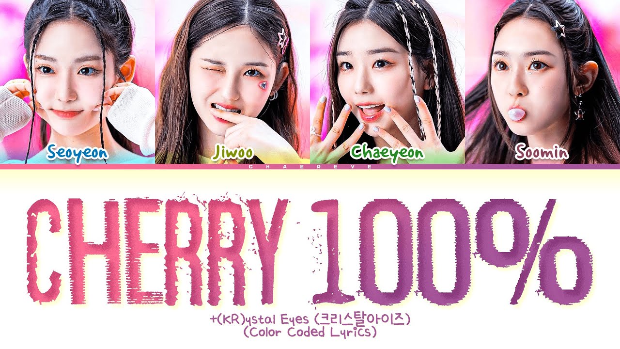 +(KR)ystal Eyes (tripleS) Cherry 100% Lyrics (Color Coded Lyrics) - YouTube