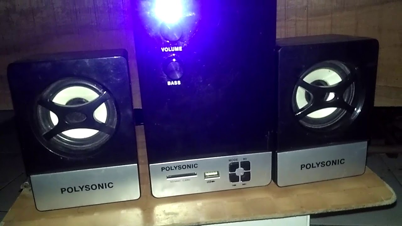 Speaker Polysonic S-103 - YouTube