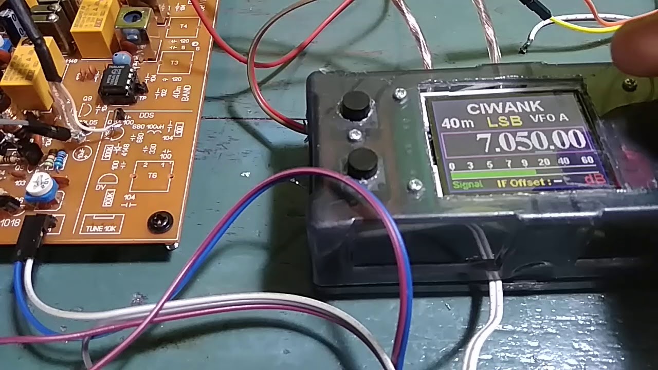 08. 40M SSB Vehra, and finally using VFO DDS Si5351 as external VFO and ...