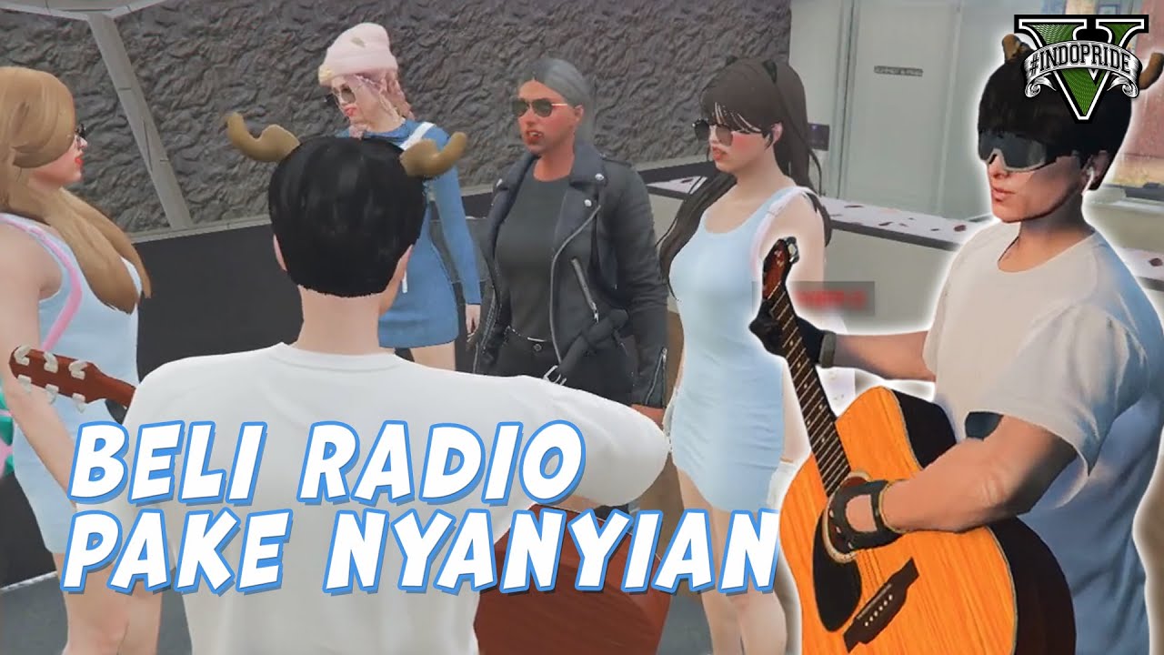 BELI RADIO PAKE NYANYIAN DI GHO CAFE #indopriderp - YouTube