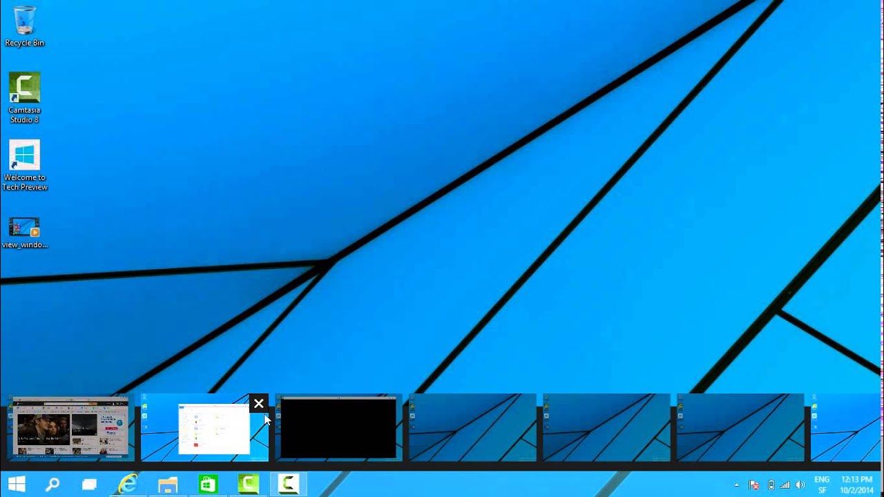 bureau multiple Windows 10, Windows Technical Preview Multi Bureau ...