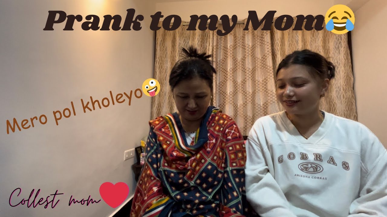 First Ever Prank On My Mom😂🤪prankvideo Momdaughter Love ️ Youtube 6841
