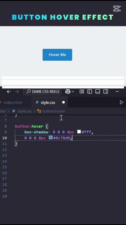 Game Changer Level Up Html Css Amazing Hover Buttons Effect #shorts - YouTube