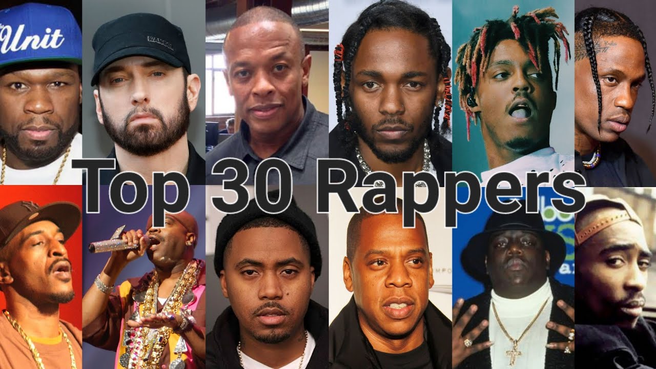 Top 30 Rappers Of All Time (my opinion) - YouTube