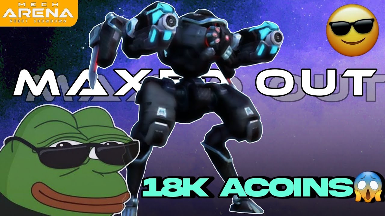 I Maxed Out My Eclipse 😱|Spent 18k Acoins ☠️|Gameplay 🔥|Mech Arena ...