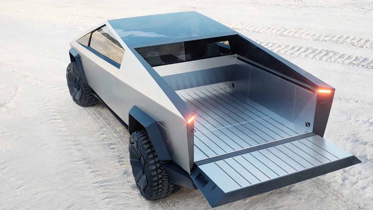 Cyber Truck Test Drive: Pickup Truck Driving Ep4 Tesla Cybertruck ...
