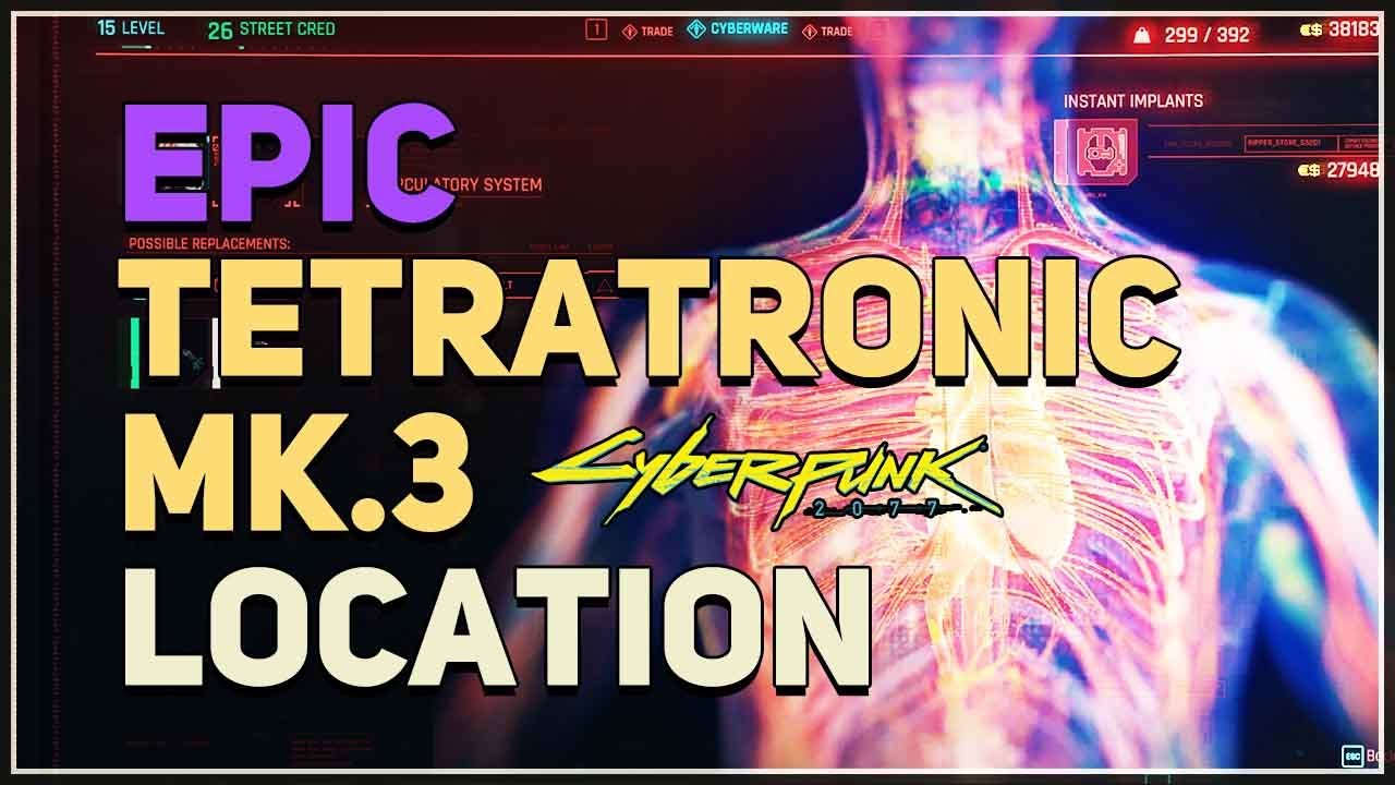 Epic Tetratronic MK.3 Location Cyberpunk 2077 - YouTube