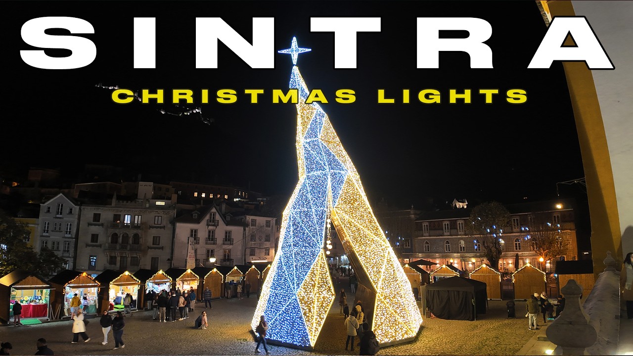 Sintra Portugal 2024 🇵🇹: Enchanting Christmas Market and Festive Lights ...