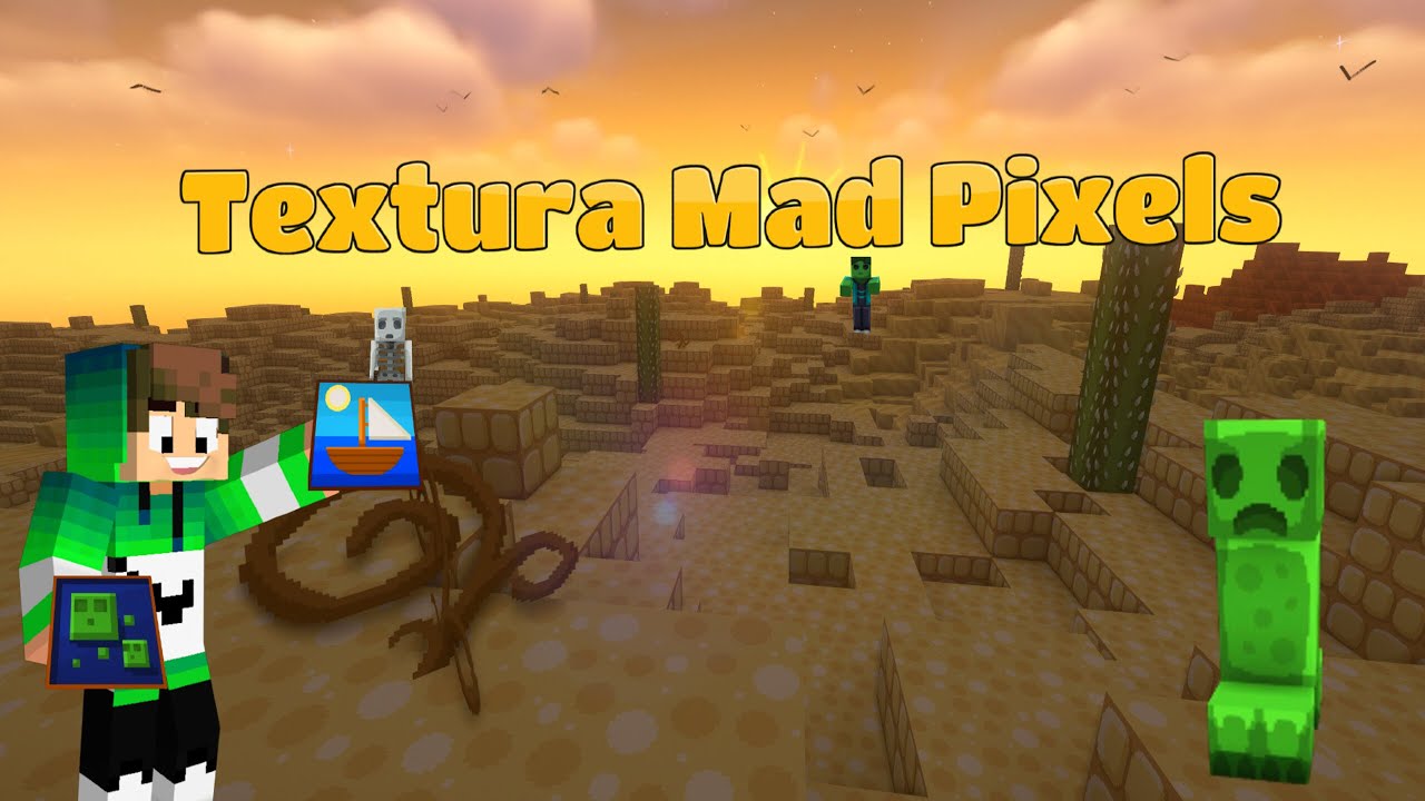 Textura Mad Pixels Minecraft 1.20.4 BrasilCraft - YouTube