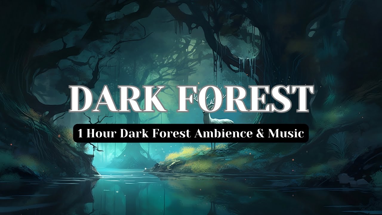 DARK FOREST Ambience and Music 👻🌳 Sounds Of Dark Misty Forest With ...