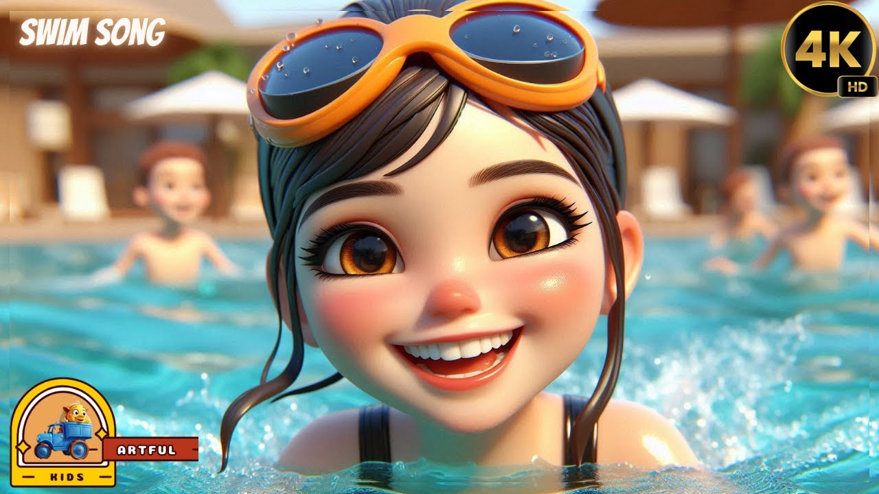 🐟 Dive In & Swim! 🏊‍♂️ Fun Kids Song for Pool Adventures! 🎶 - YouTube