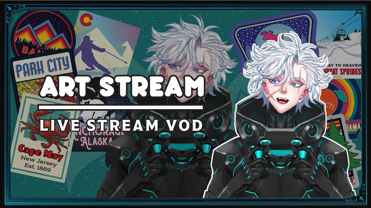 👻#1 Tron Vtuber👻Comfy Vtuber Art Stream! - YouTube