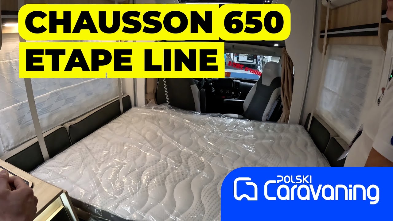 Kamper CHAUSSON 650 ETAPE LINE na bazie Peugeot Boxer dla 4 osób o ...