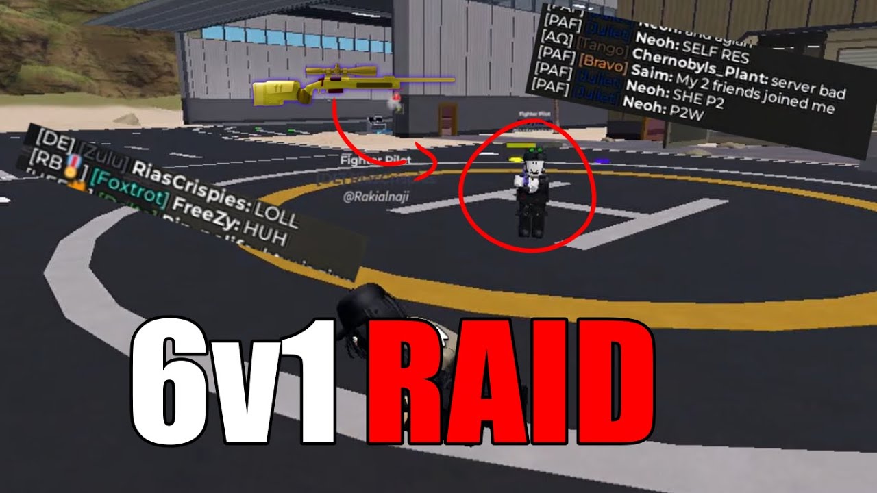 Beating a 6v1 RAID in War Tycoon - YouTube