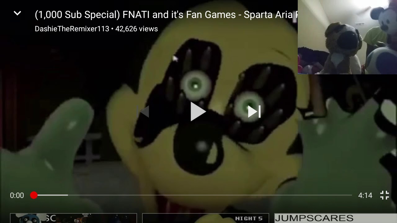 Mario And Friends Reacts FNaTI And Its Fan Games - Sparta Aria Remix ...