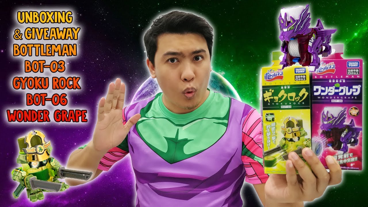 [GIVEAWAY] Cap Revolution Bottleman Bot-03 Gyoku Rock & Bot-06 Wonder ...