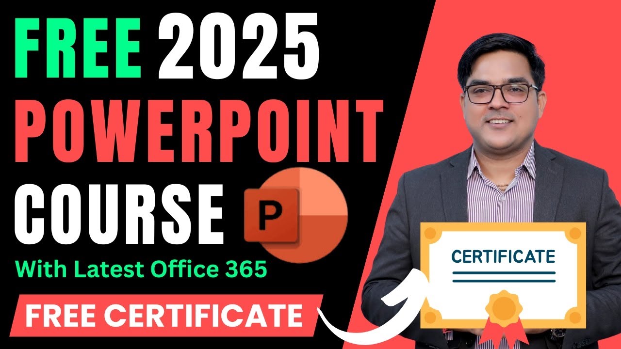 Free Microsoft PowerPoint Course With Certificate - PPT Course ...
