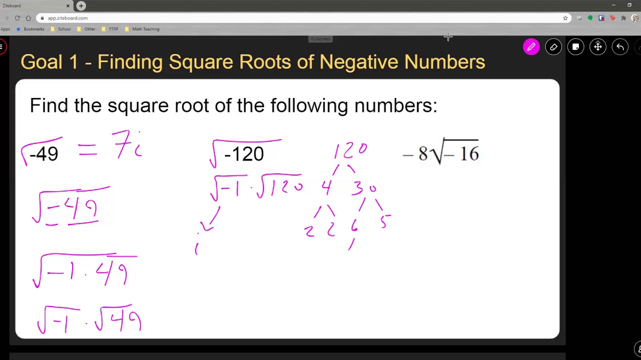 Algebra 2 - 3.2 - Complex Numbers - YouTube