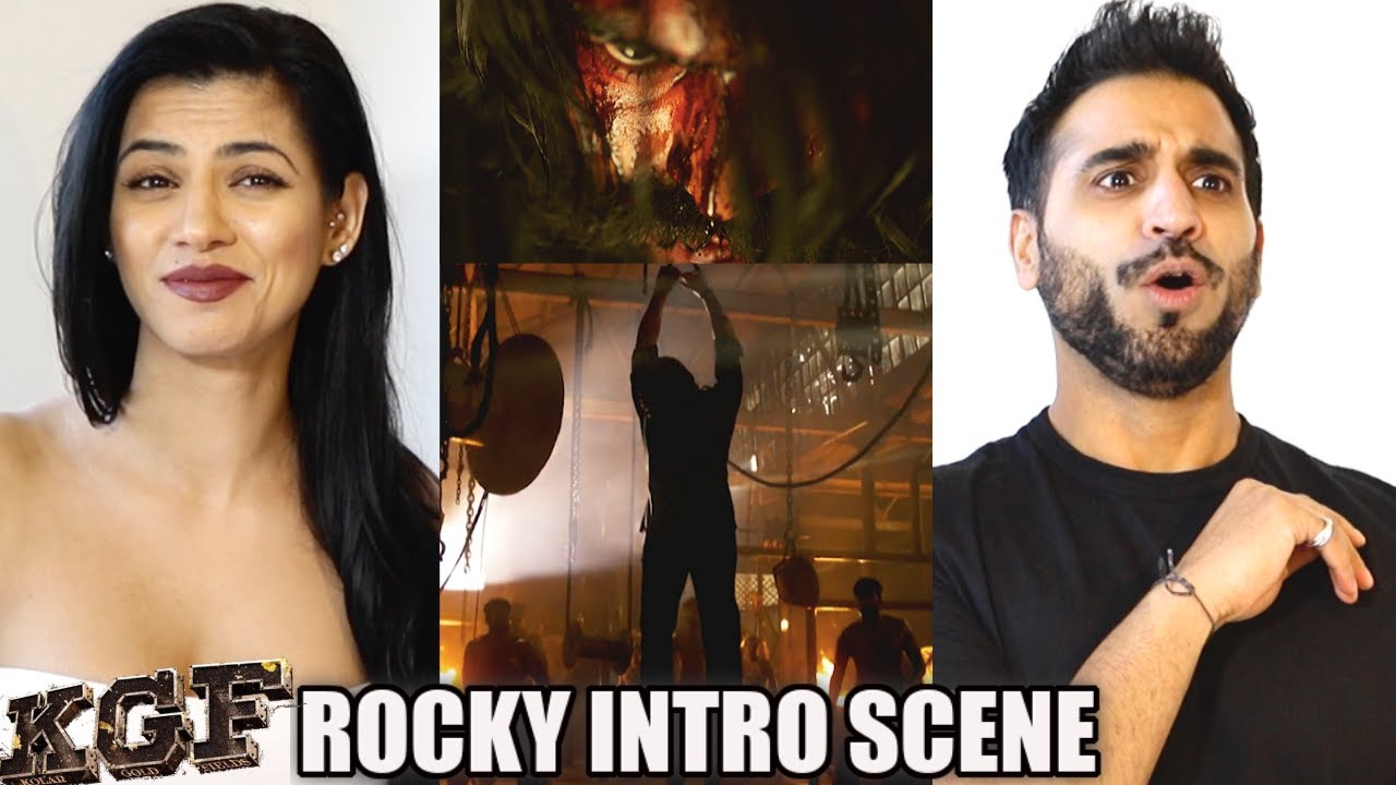 KGF ROCKY INTRO SCENE REACTION! | *KANNADA* | Yash | Yash Intro Fight ...