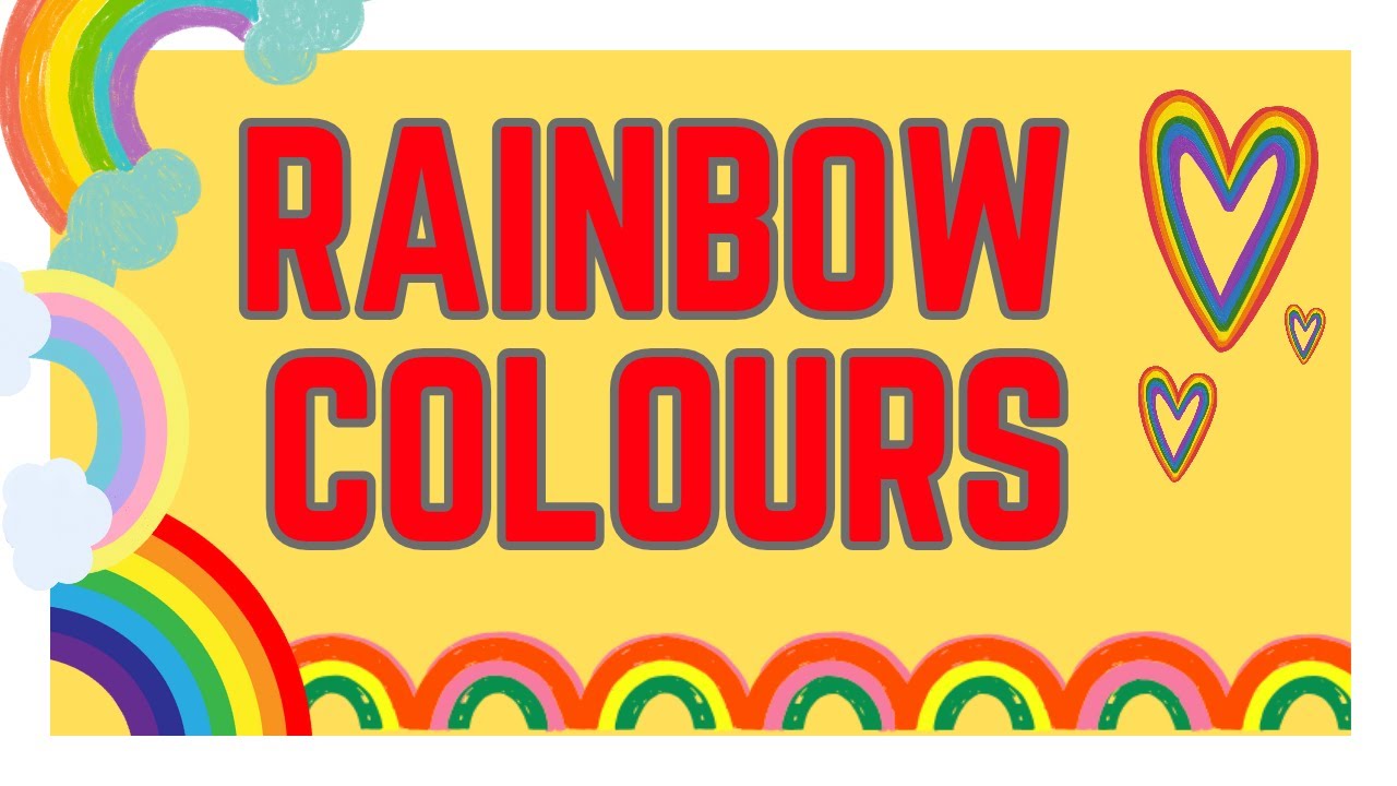 Rainbow colours name|name of rainbow colours|red,orange,yellow,green ...