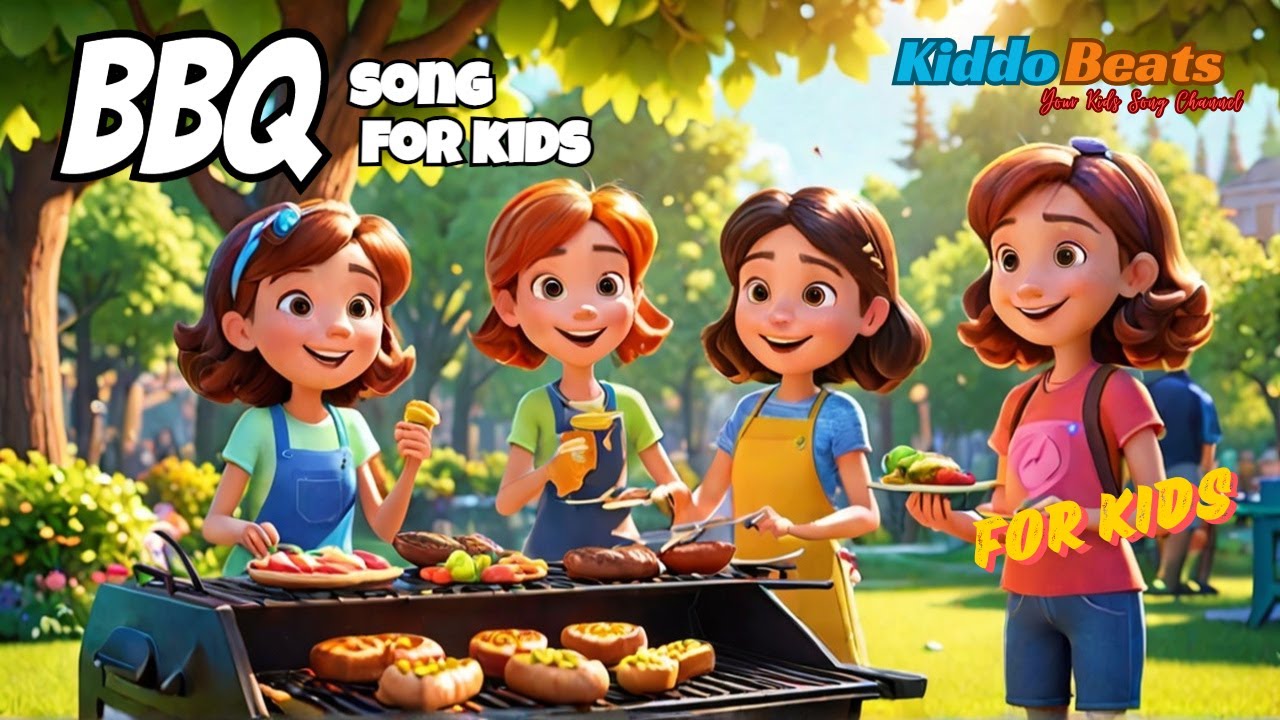 BBQ Song for Kids 🎵 | @KiddoBeats452Nursery Rhymes & Kids #songs - YouTube