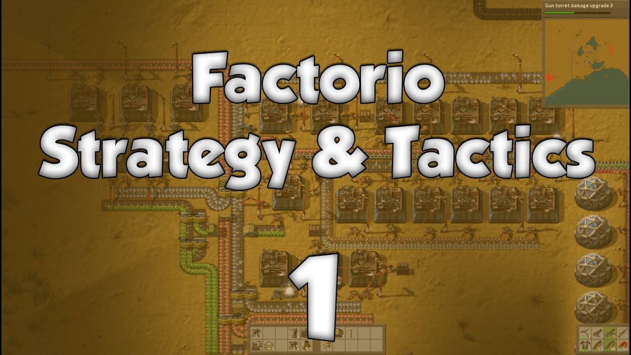 Factorio Strategy & Tactics 1: The Stone Age - YouTube