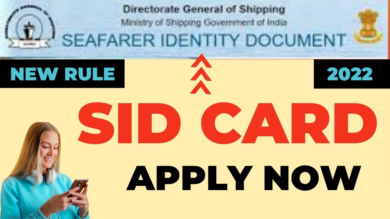 how to apply sid for seafarers | sid card apply online | apply sid dg ...