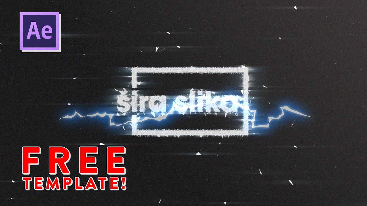 Space Logo Reveal - Free After Effects Template - YouTube