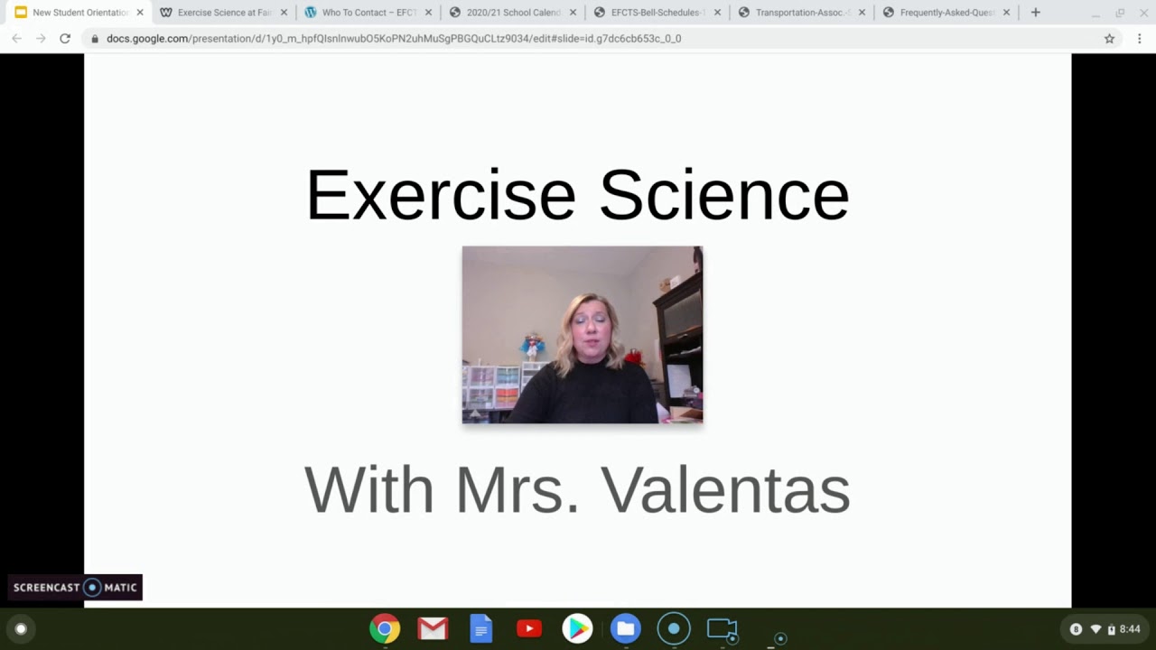 Exercise Science New Student Celebration Zoom Meeting - YouTube
