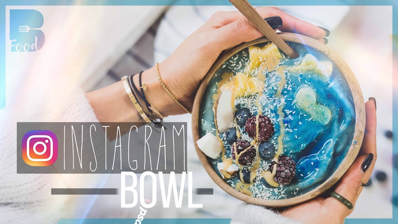Instagram SMOOTHIE BOWL - vegane und gesunde Frühstücksidee - YouTube