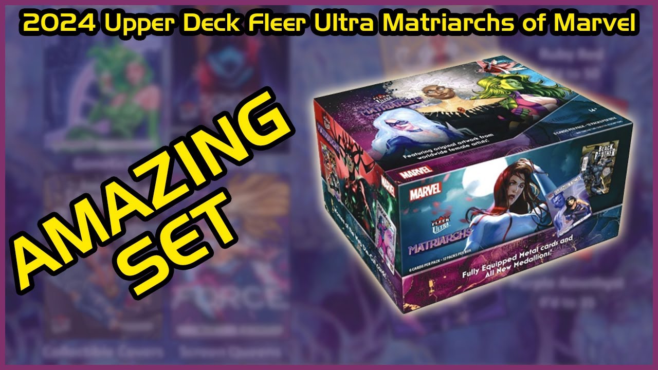 2024 Upper Deck Fleer Ultra Matriarchs of Marvel Hobby Box Opening ...