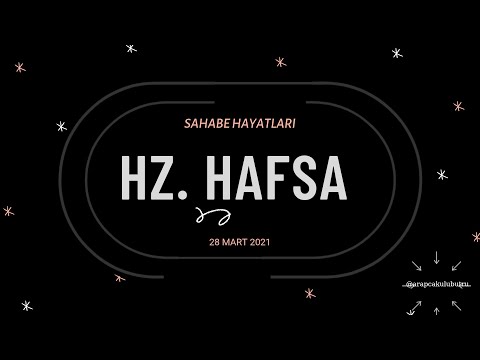 Hz. Peygamber'in (sav) Nazlı Gülü Hz. Hafsa (ra) | Sahabe Hayatları-7