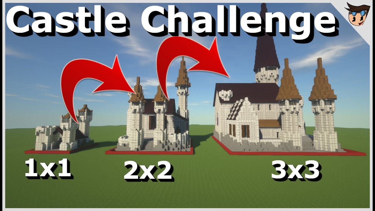 Minecraft Chunk Castle Challenge - YouTube