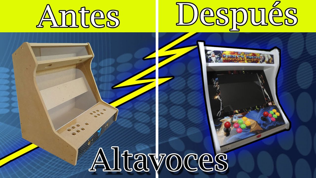 Tutorial BARTOP ARCADE: Montar Altavoces - YouTube