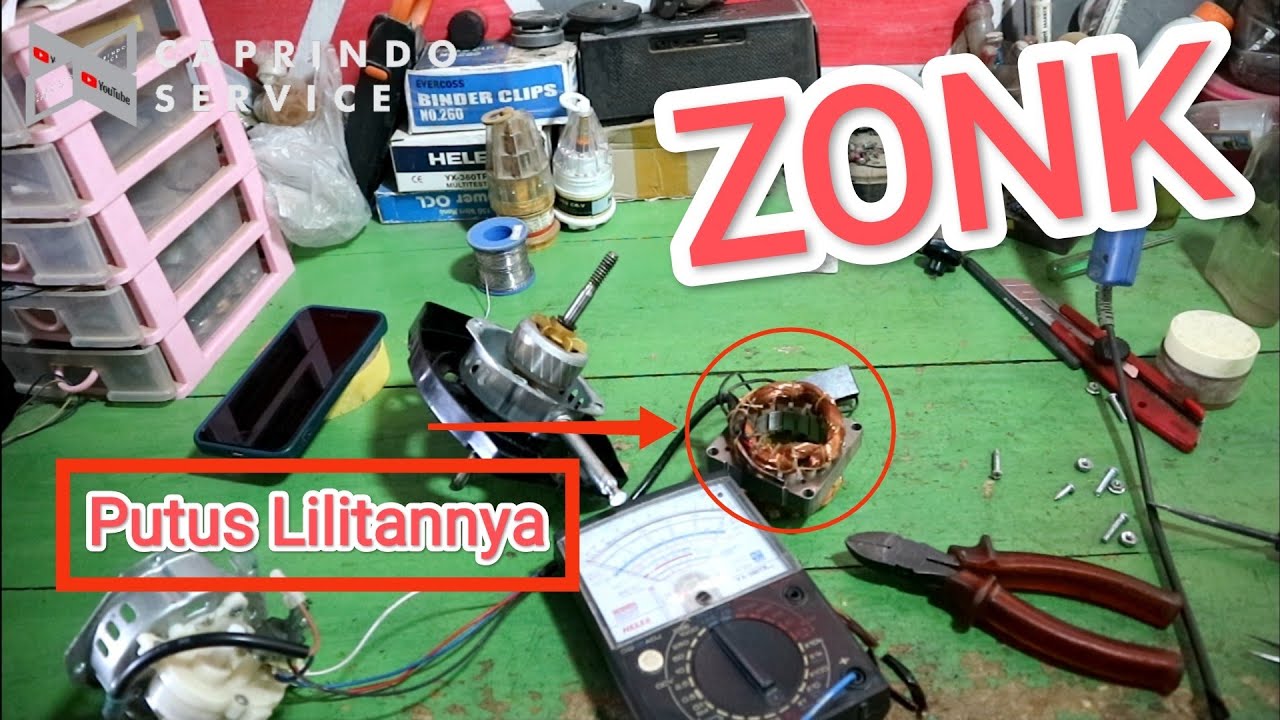 Gagal Service Kipas Angin Meja Merek GMC - YouTube