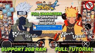 Naruto X Boruto Ultimate Ninja Storm Ppsspp Android All Characters Save ...