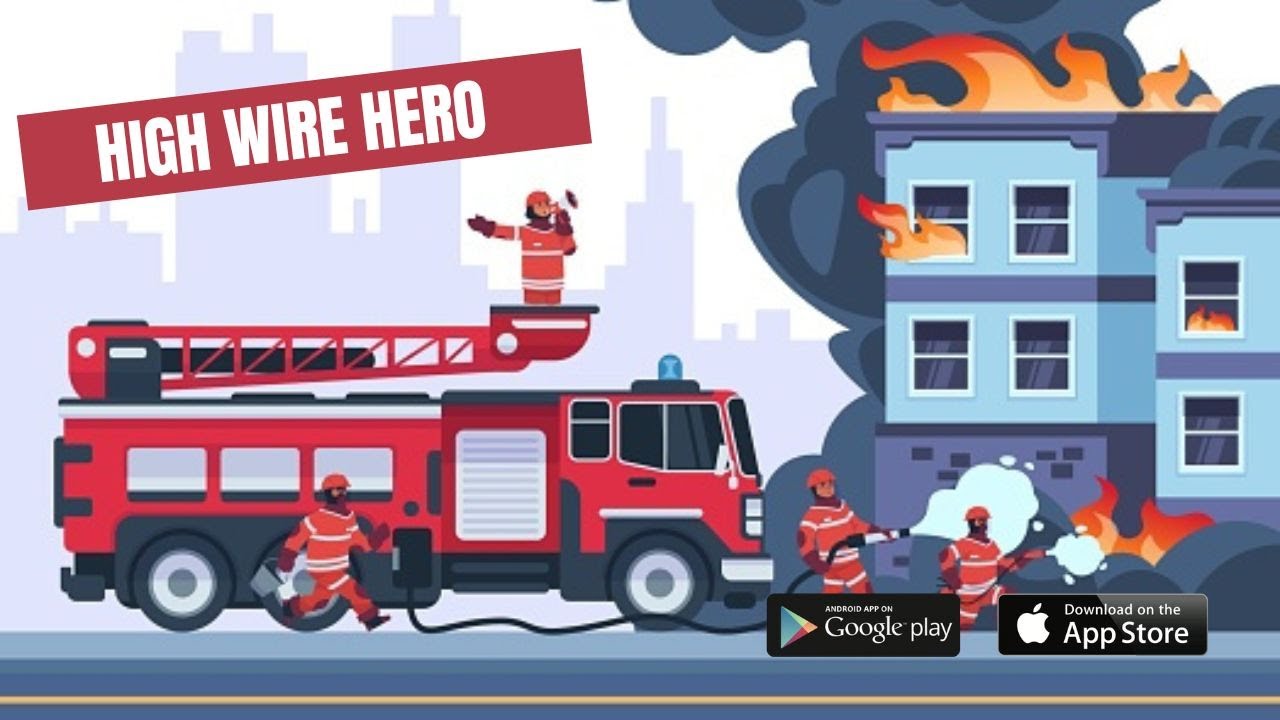 High Wire Hero: Braving Flames to Save Lives 🔥🚒👩‍🚒 - YouTube