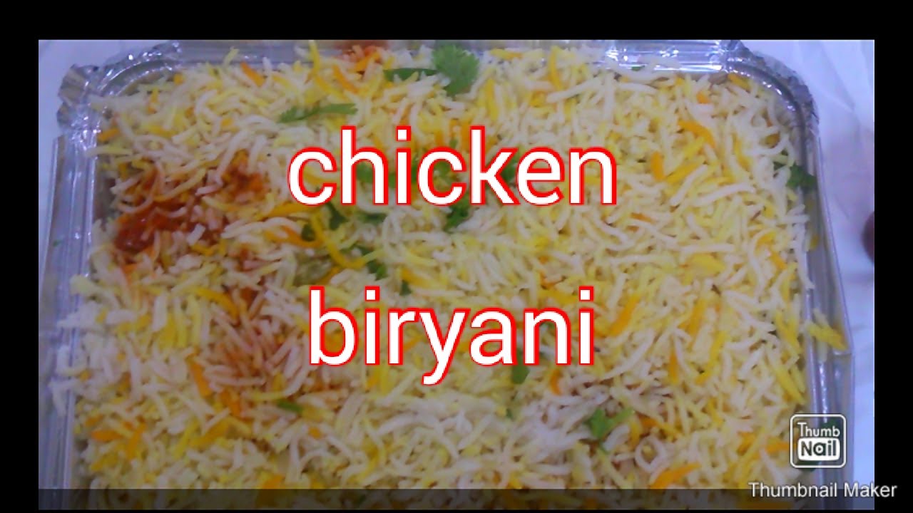 indian chicken biryani order online KSA (english) - YouTube