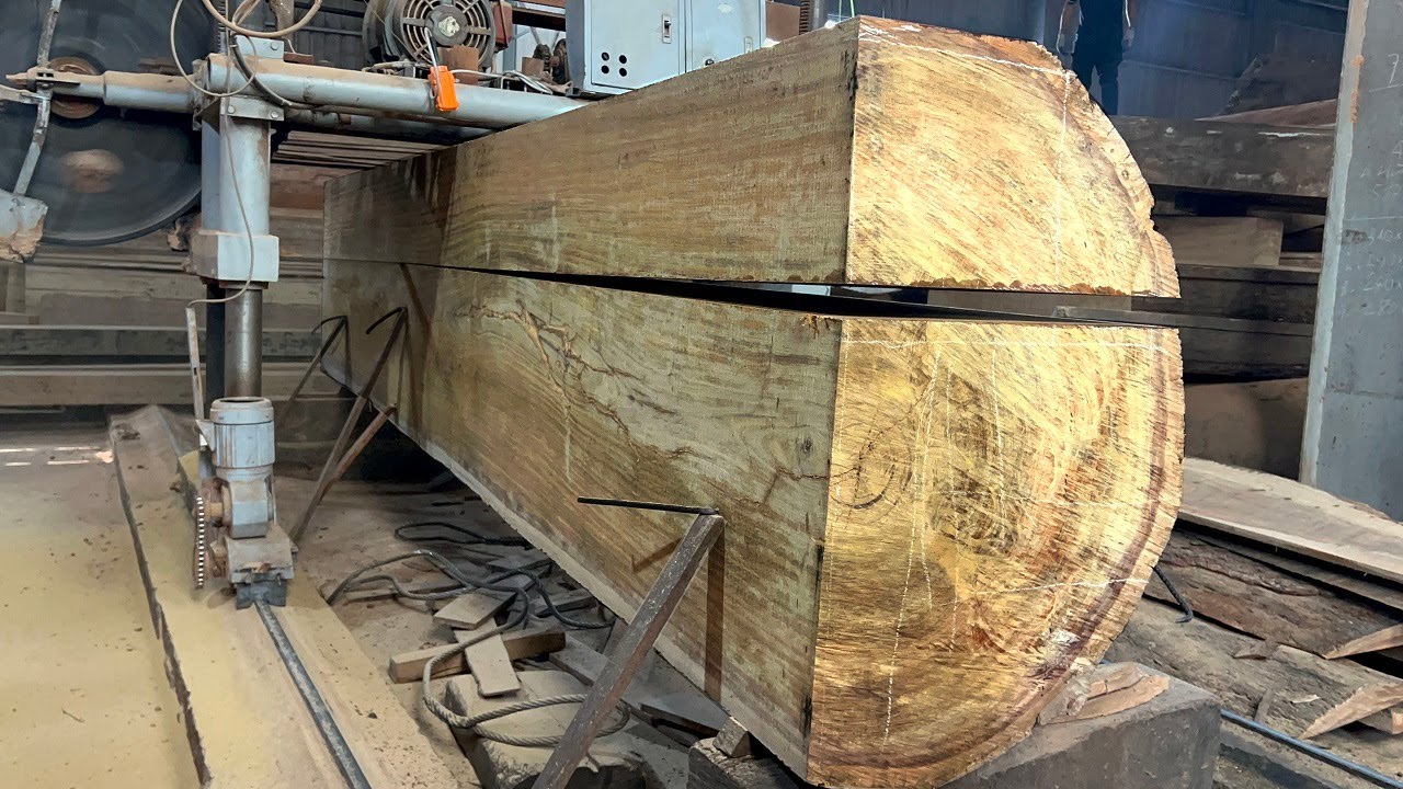 The World's Largest Wood Factory_Extreme Wood Cutting Sawmill Machines ...