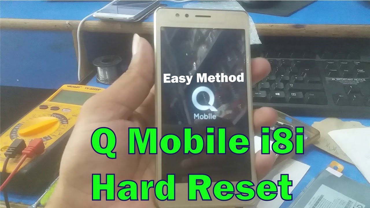 Q mobile i8i Hard Reset || Pattern Remove Without PC | 2022 - YouTube